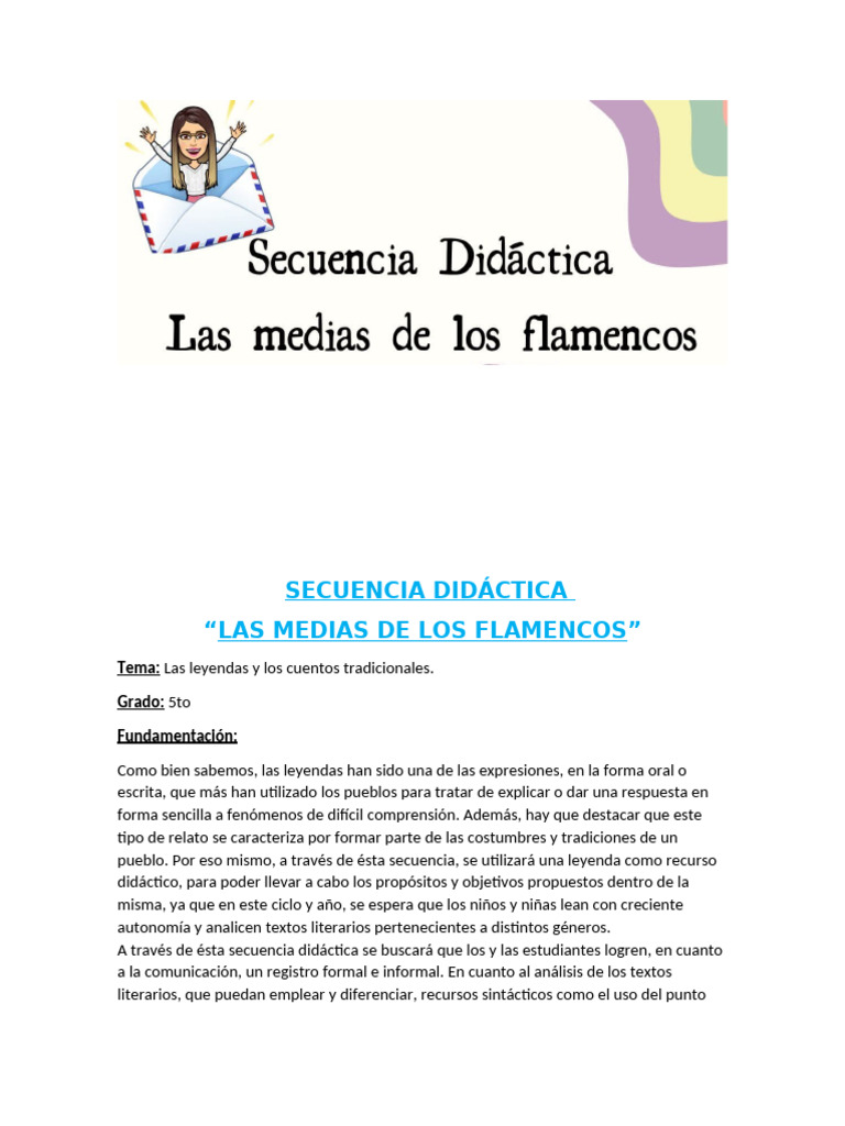 Secuencia. Las Medias de Los Flamencos (1) (1) | PDF