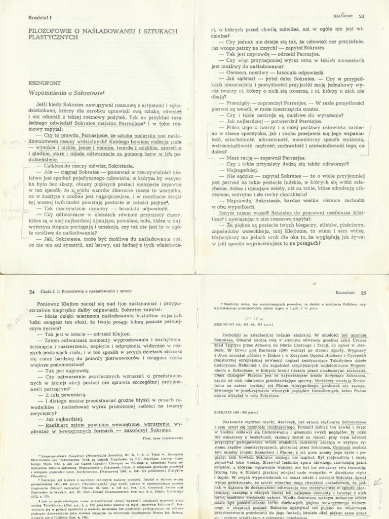 Wspomnienia o Sokratesie - Ksenofont | PDF