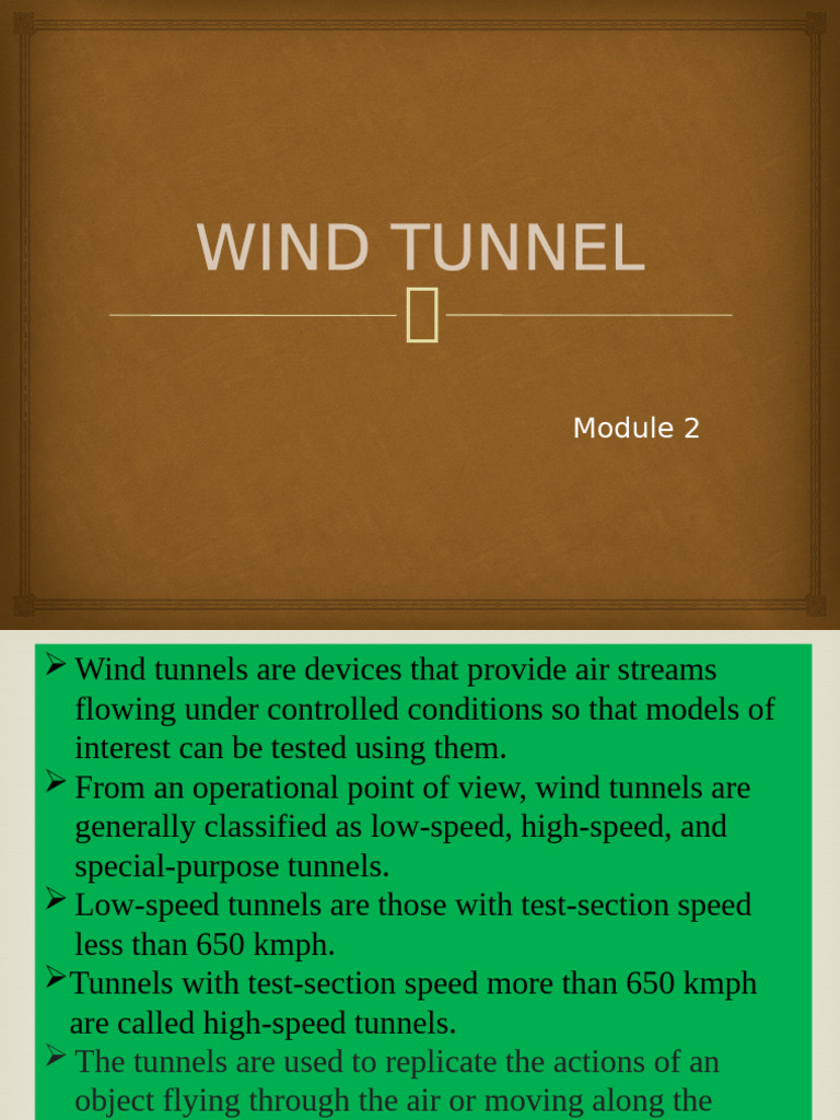 Wind Tunnel | PDF | Wind Tunnel | Fluid Dynamics