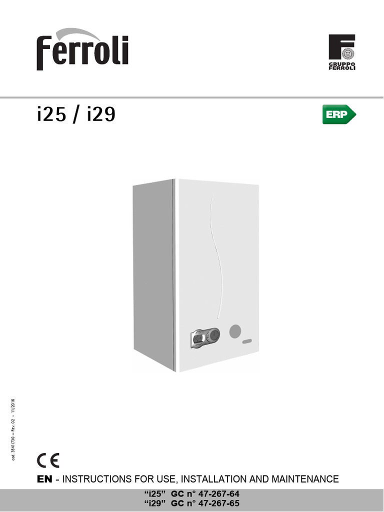 FEROLLI I25 I29 - ErP Manual | PDF