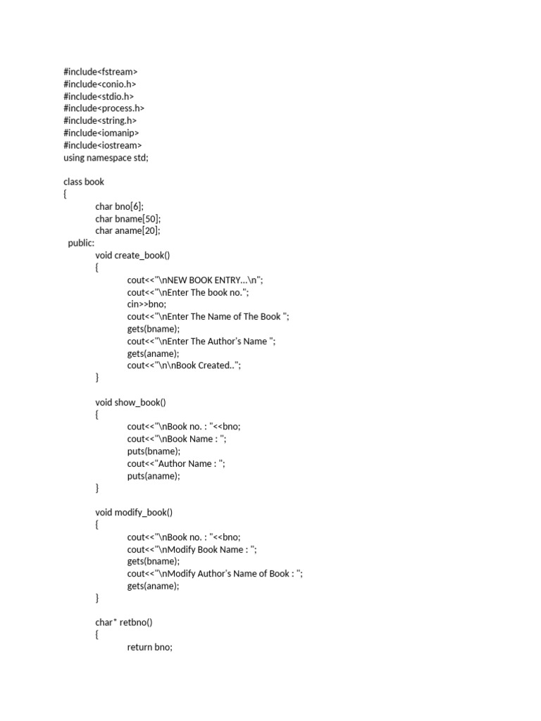 Library System Using OOP | PDF | C++ | Models Of Computation