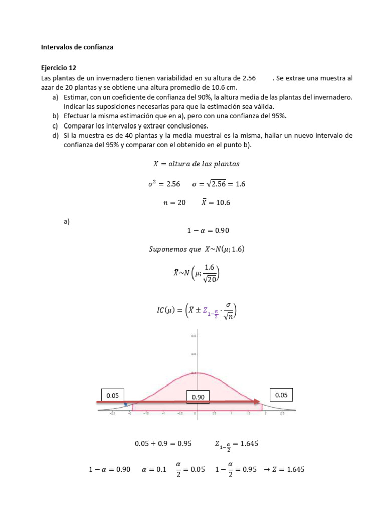 Clase Miércoles 21 C6 U. 6 | PDF | Intervalo de confianza | Muestreo (Estadísticas)