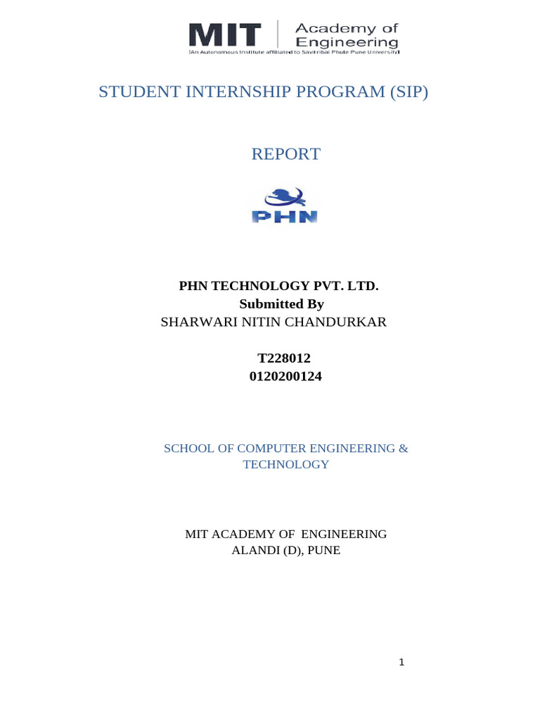 189 SIP Report 2022 2023 | PDF