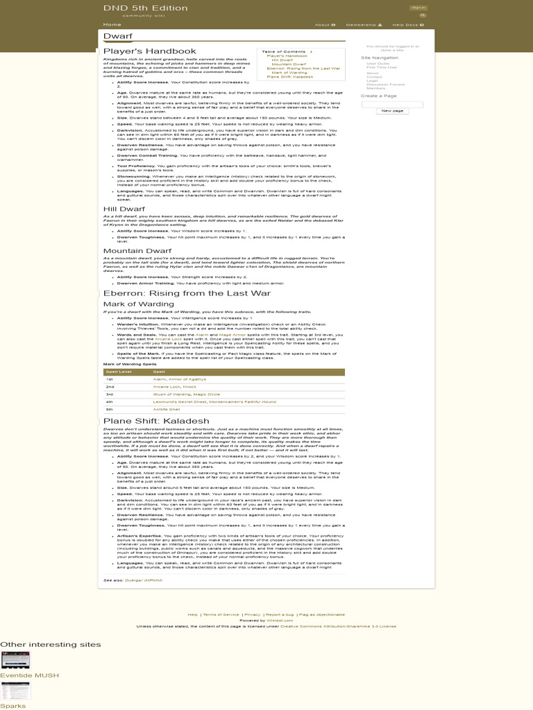 Dnd5e Wikidot | PDF