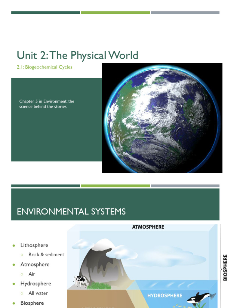 2.1 Biogeochemical Cycles | PDF