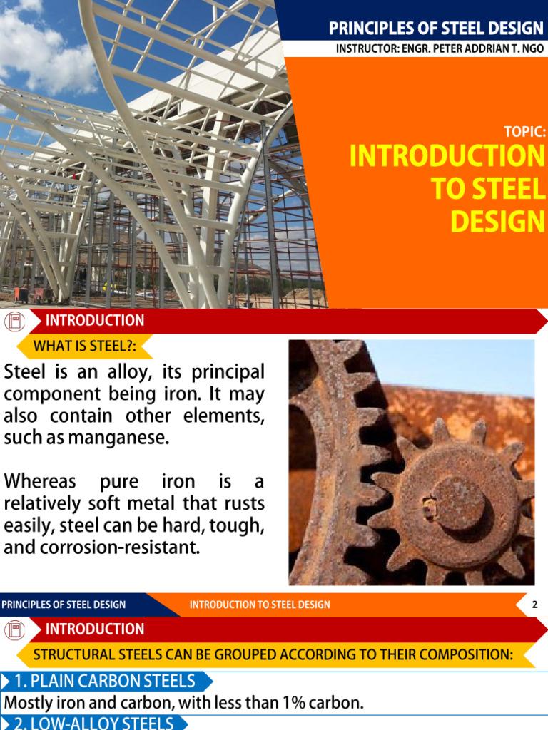 TOPIC 1 - INTRODUCTION TO STEEL DESIGN (1) | PDF TOPIC 1 - INTRODUCTION TO STEEL DESIGN (1) | PDF