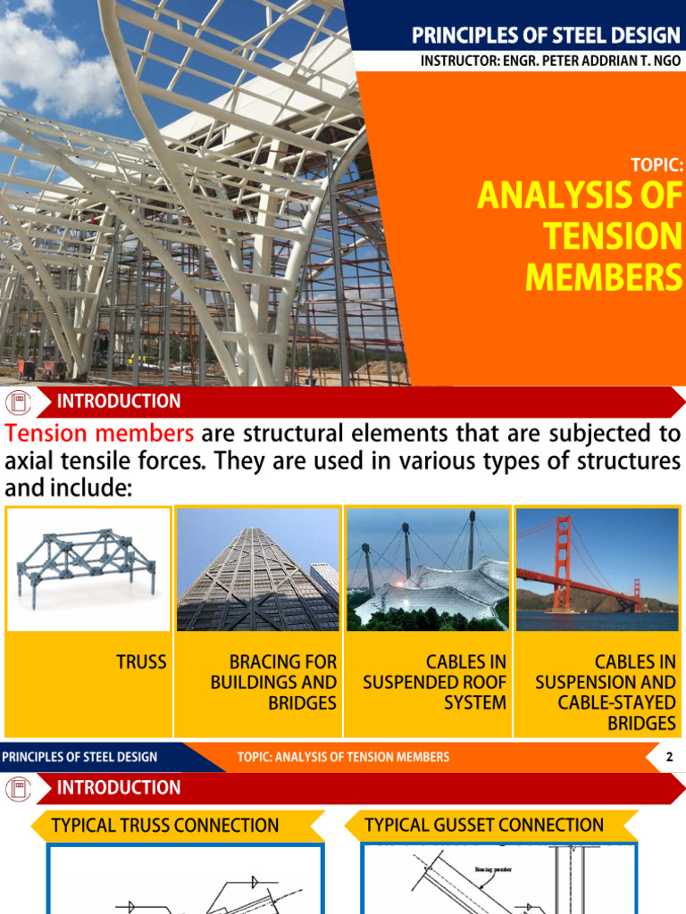 Topic 2 - Analysis of Tension Members | PDF