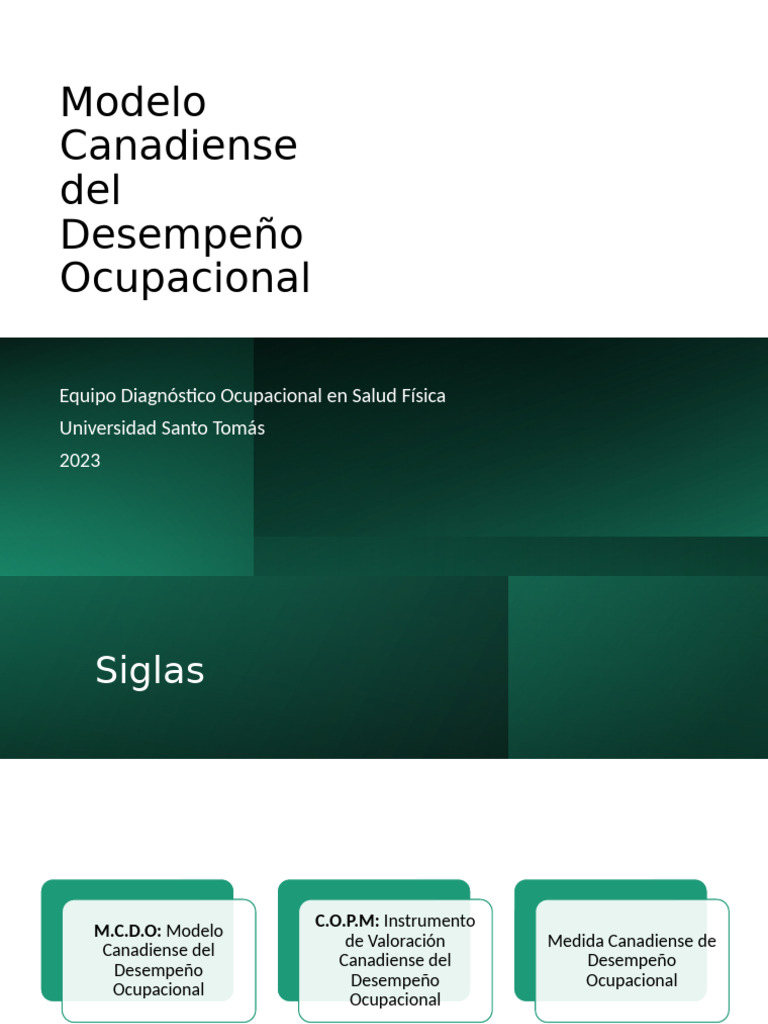 5 Mcdo | PDF | Terapia ocupacional | Experiencia