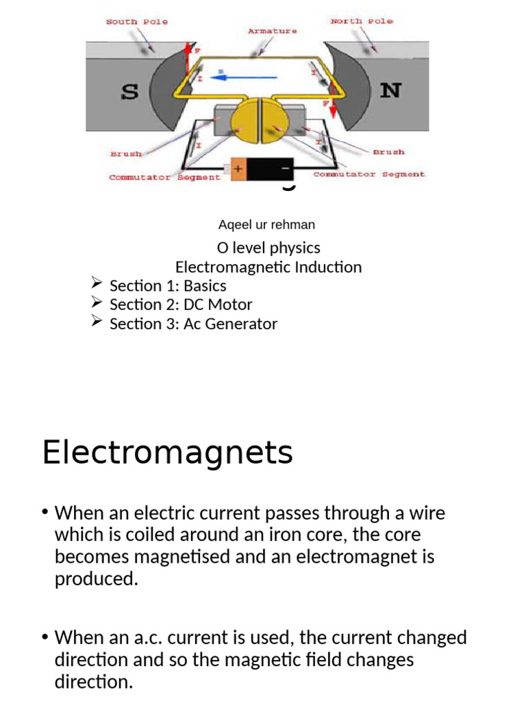 Electromagnetic Induction Complete | PDF