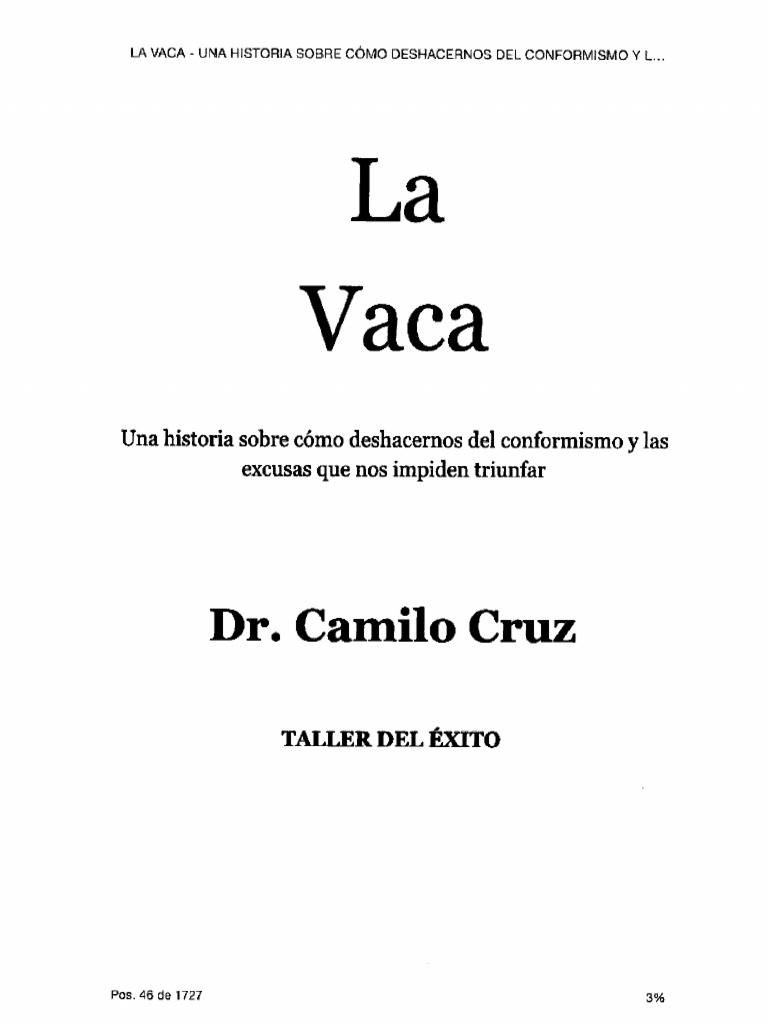 La Vaca - Camilo Cruz | PDF