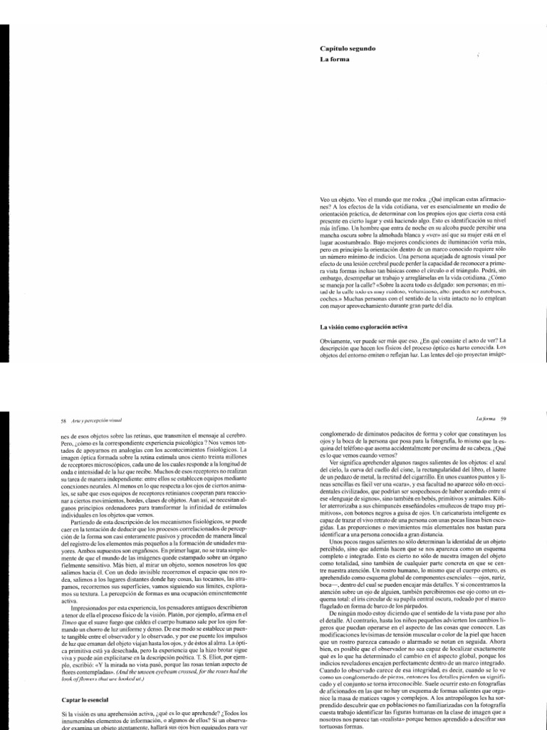 Arnheim - Rudolf - Arte - y - Percepcion - Visual, Cap. 2, La Forma. | PDF
