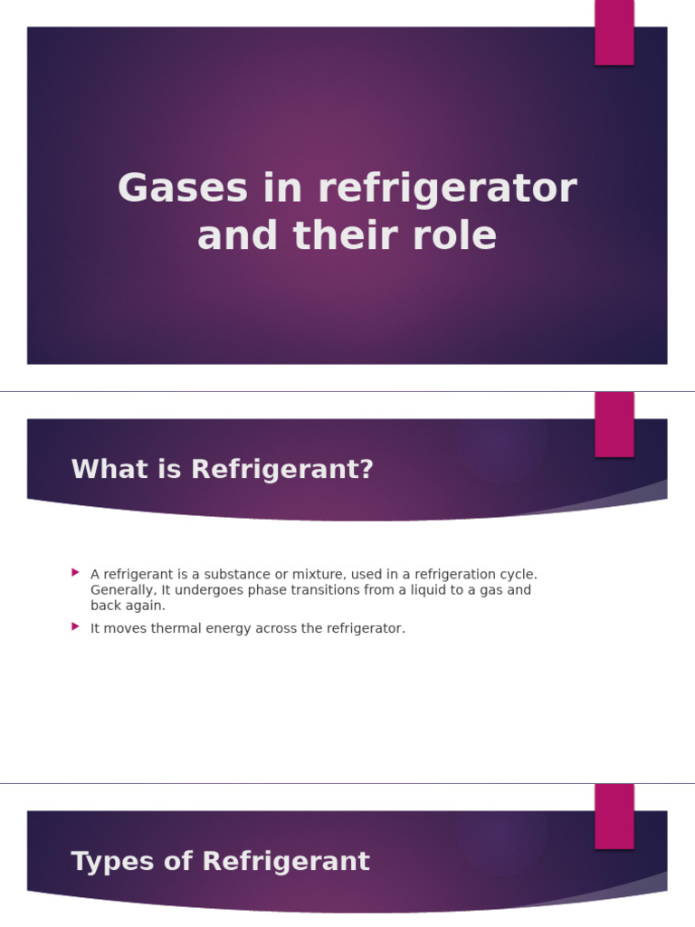 Refrigerants & Efficiency | PDF