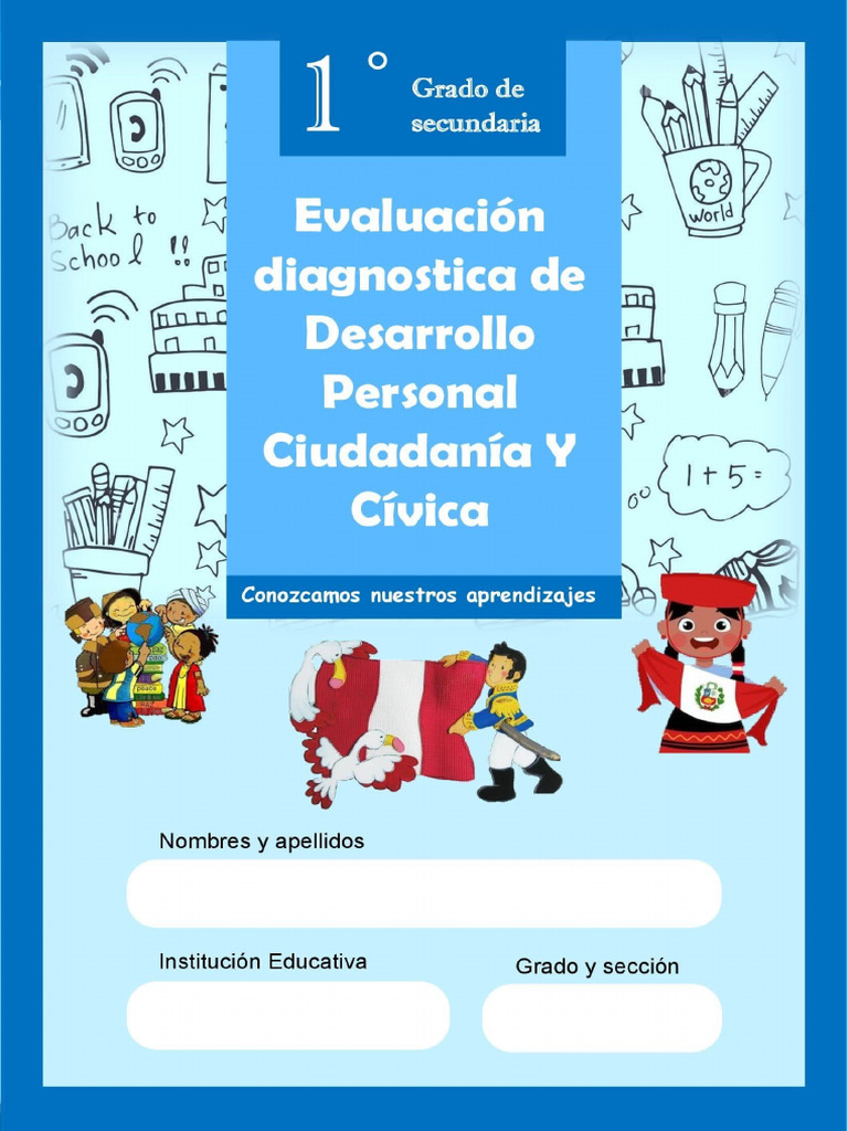 1° DPCC - Evaluacion Diagnostica 2024 | PDF
