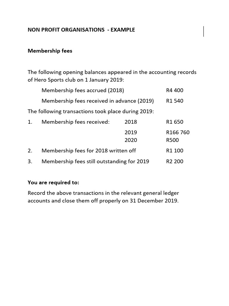 Membership Fees Explanation | PDF