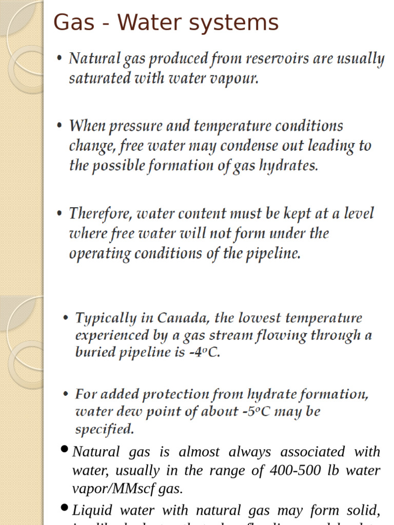 Gas - Water Systems | PDF