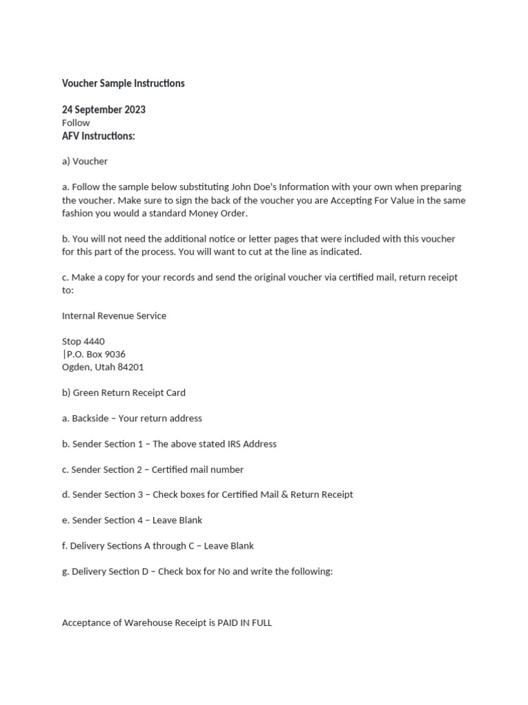 Instructions 4 Vouchers Debt Discharge | PDF | Irs Tax Forms | Debt