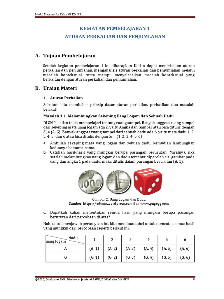 Modul P1 - MATH XII | PDF