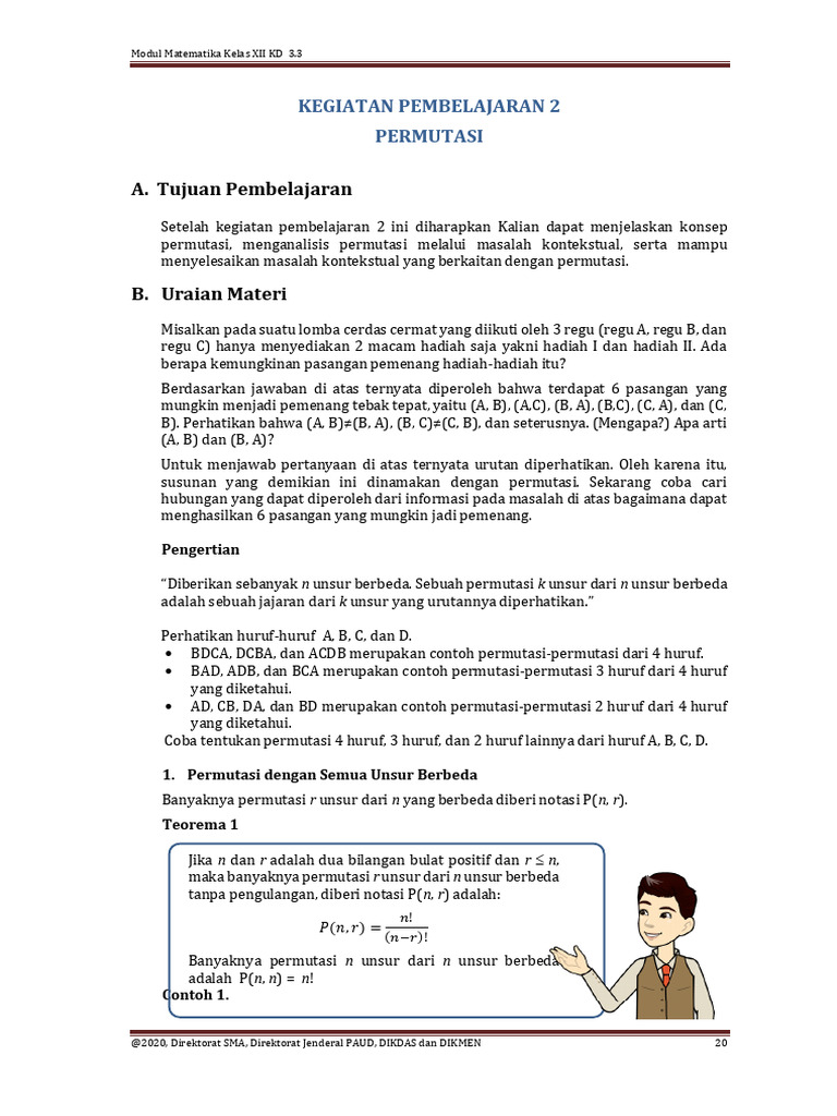 Modul p2 - Math Xii | PDF