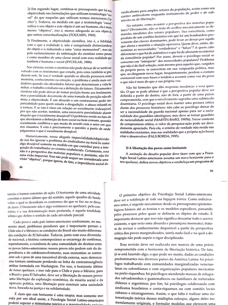 Martin Baró - A Libertação Dos Povos Como Horizonte | PDF