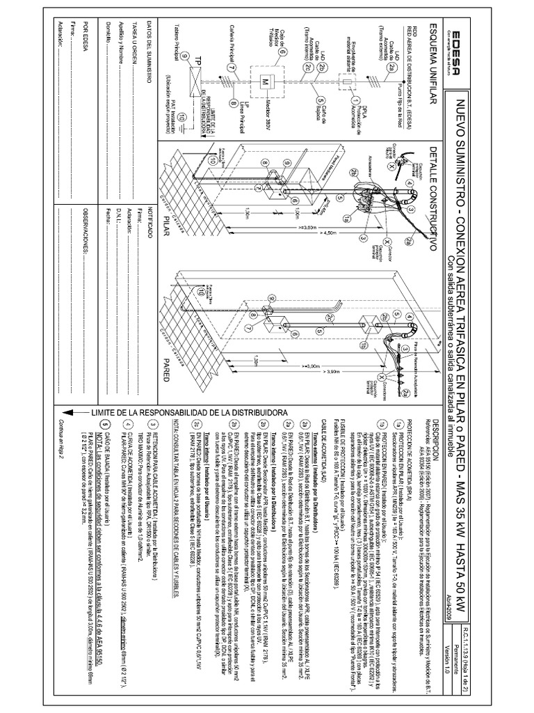 061 Med380 35-50 KW V01 Hoja1 HojaTecnica | PDF