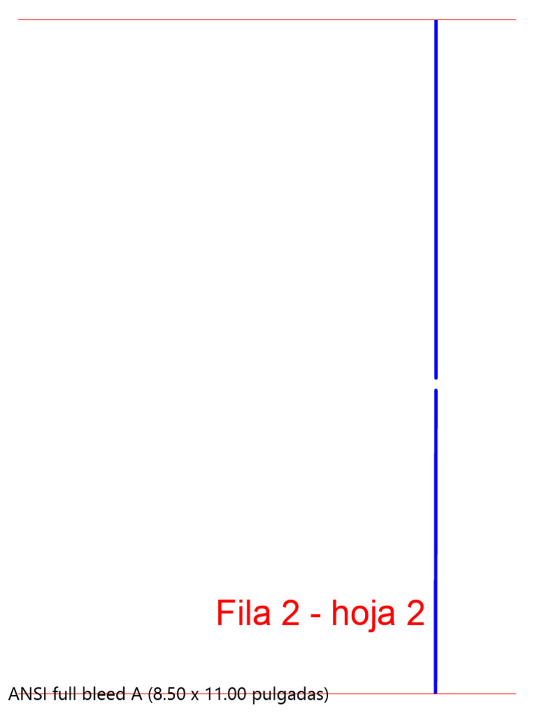 Fila 2 - Hoja 2: ANSI Full Bleed A (8.50 X 11.00 Pulgadas) | PDF