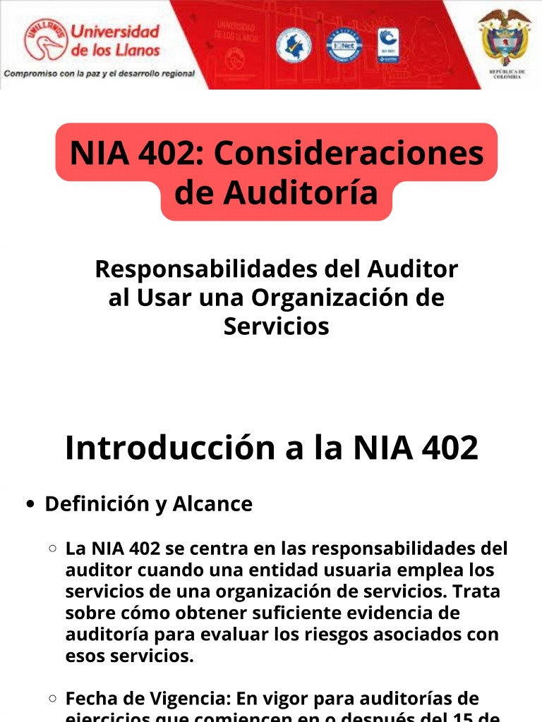 NIA 402 Presentacion | PDF