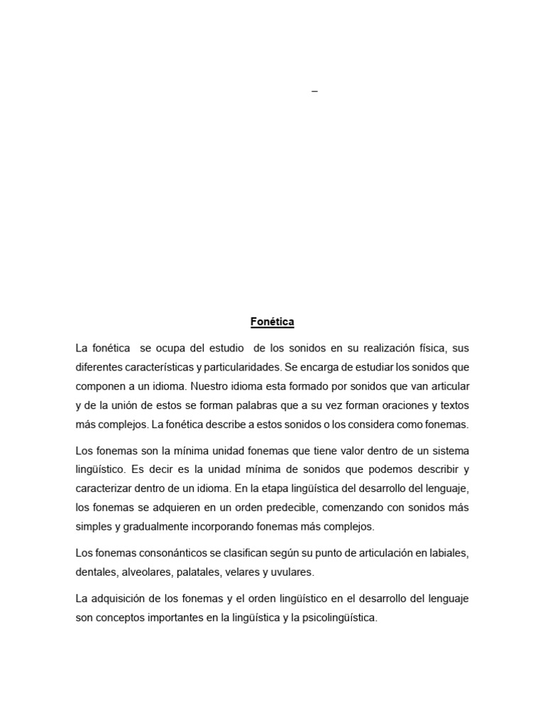 Fonética Pdf