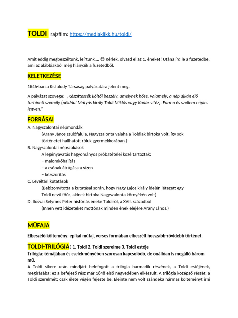 TOLDI | PDF