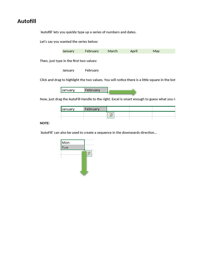 Lesson 2 - Autofill | PDF