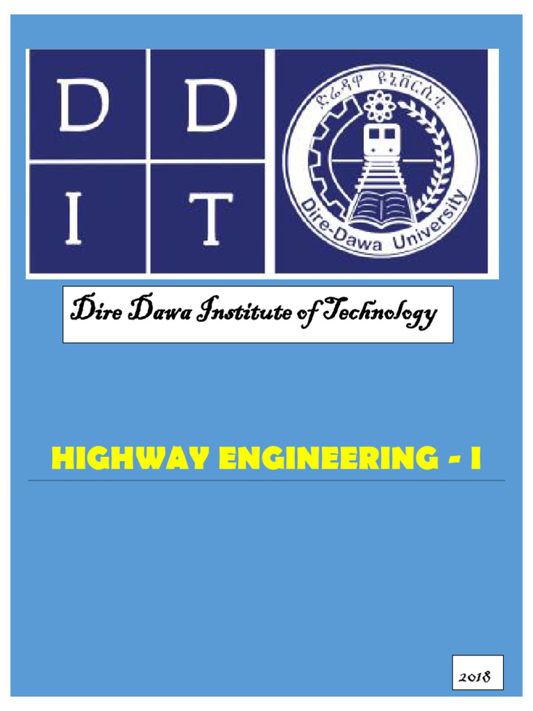Highway Engineering-I Merged Module | PDF | Road | Transport
