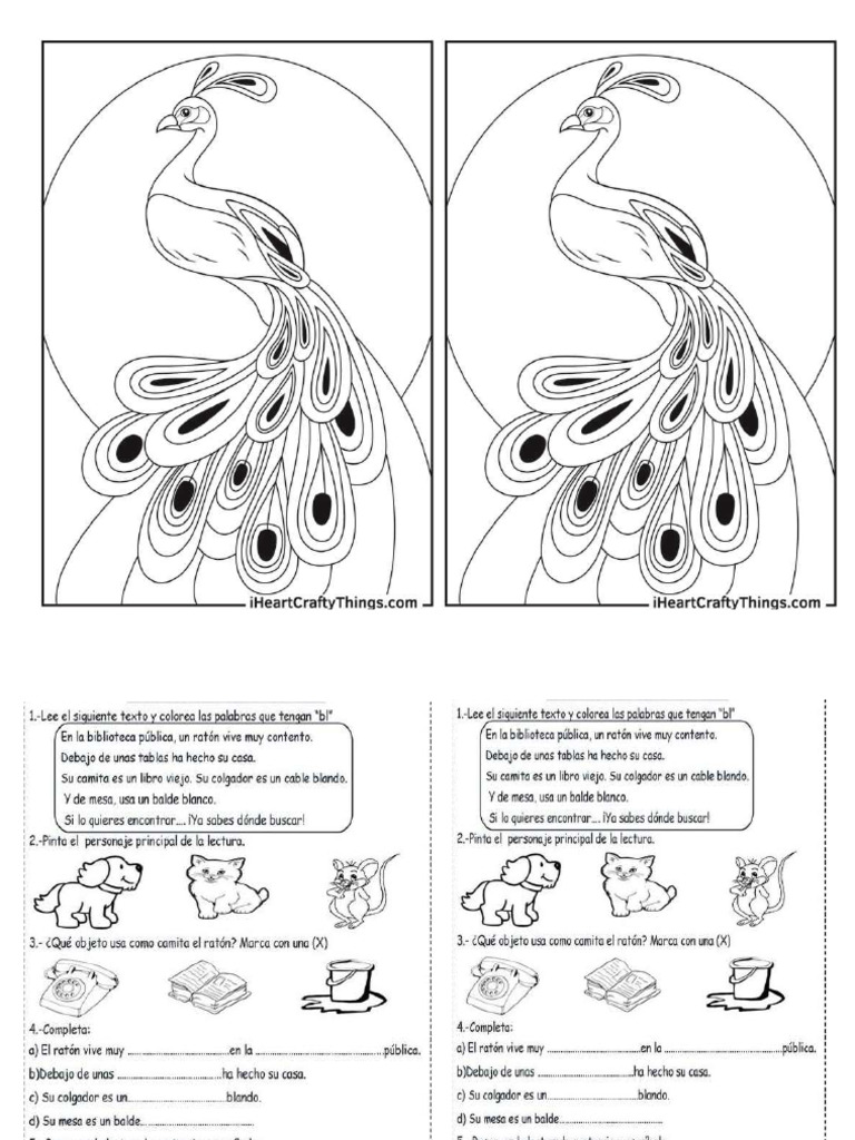 Lectura Con Bla Ble Bli Blo Blu | PDF