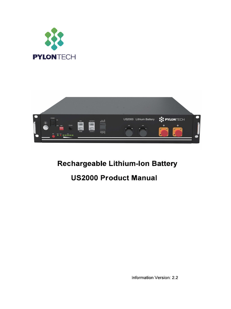 Pylon Us2000b Plus v2 Manual | PDF