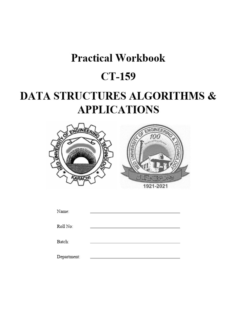 Data Structure Algorithms and Applications CT-159 | PDF