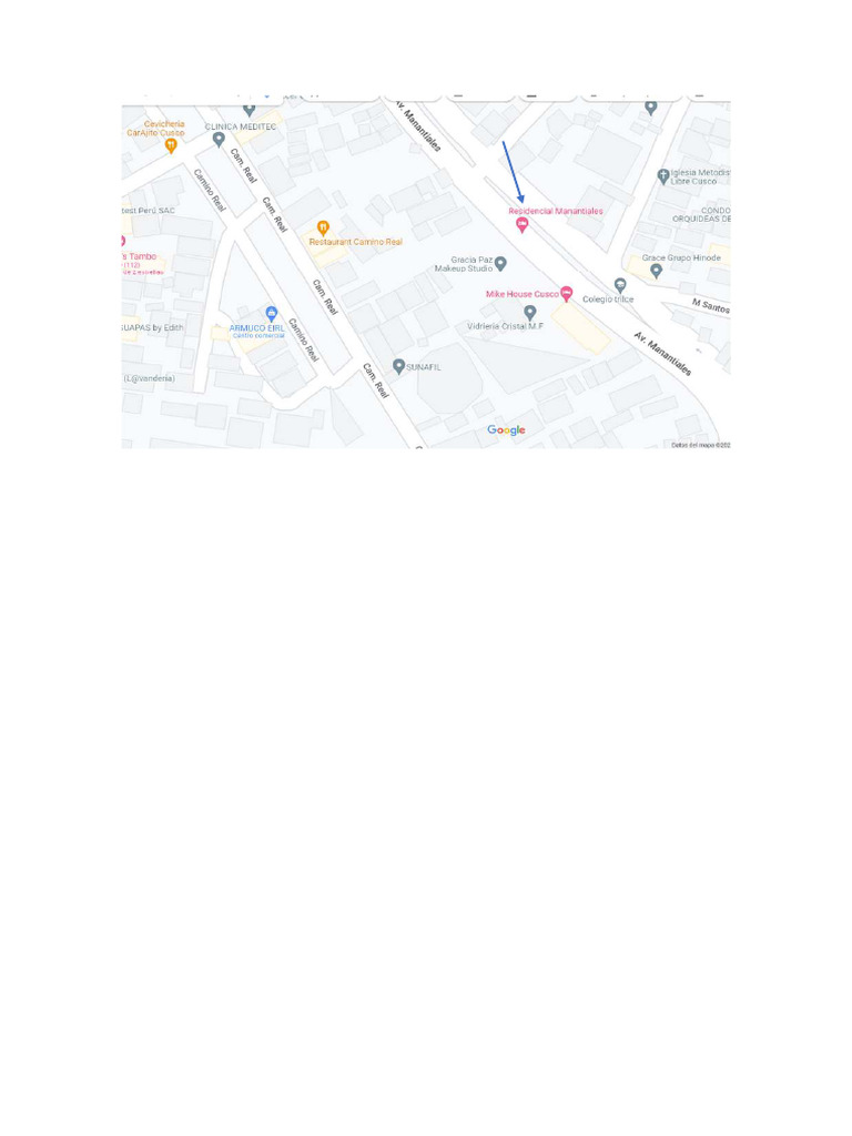Mapa Casa Residencial Manantiales | PDF