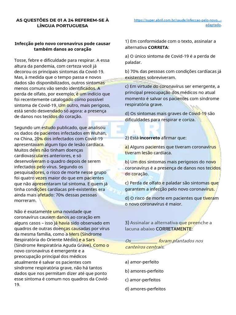 5° Simulado Eear | PDF