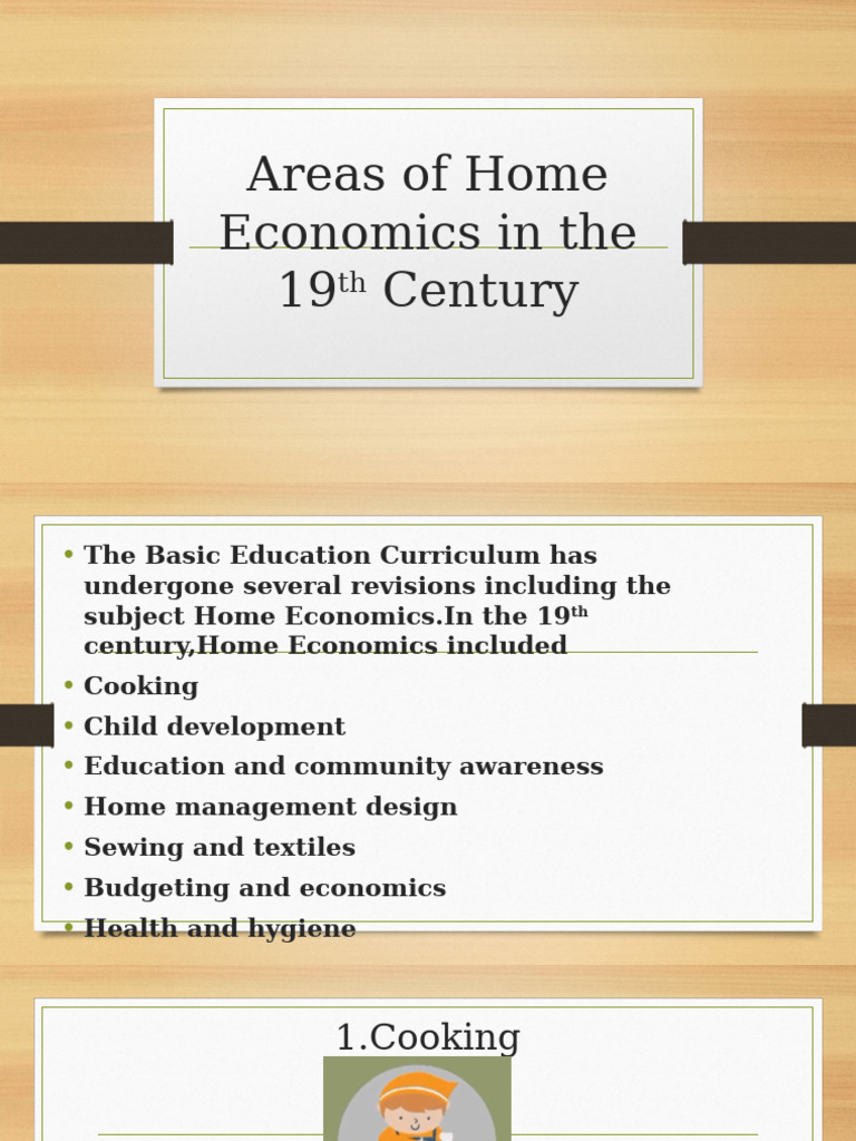 7 Areas of Home Economics Explained | PDF | Career & Growth | Social ...