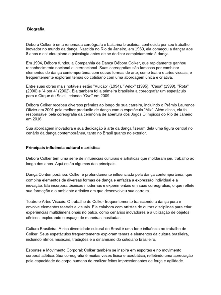 Biografia | PDF