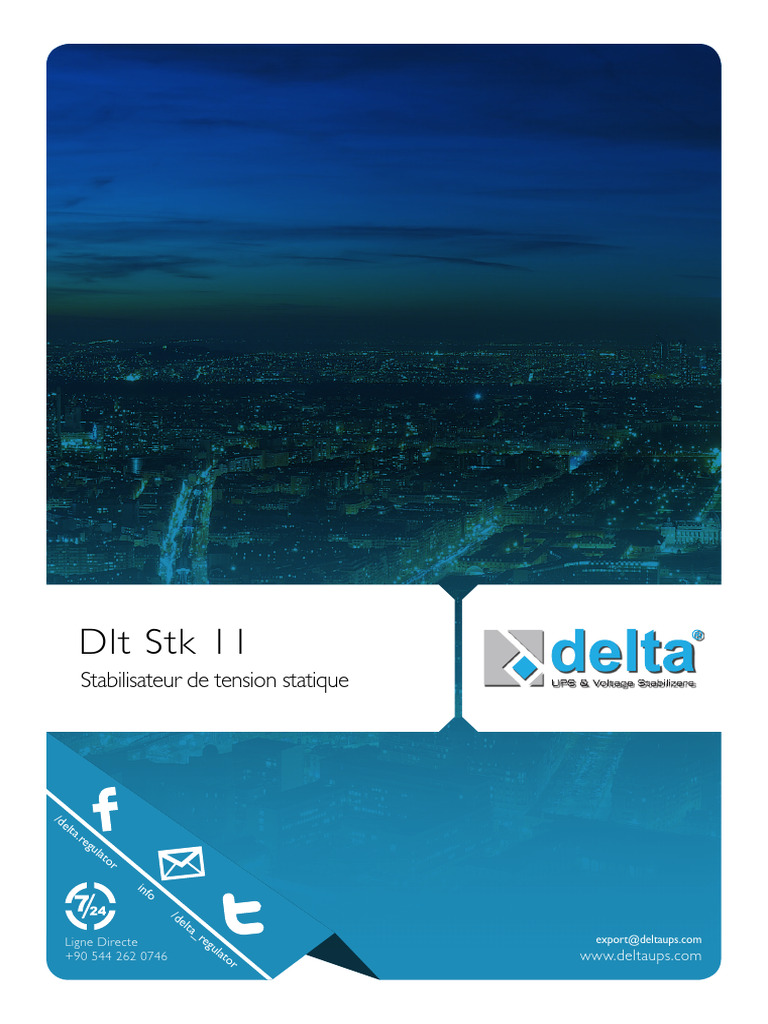 DLT STK 11 Serisi Monofaze Regulator 1 | PDF
