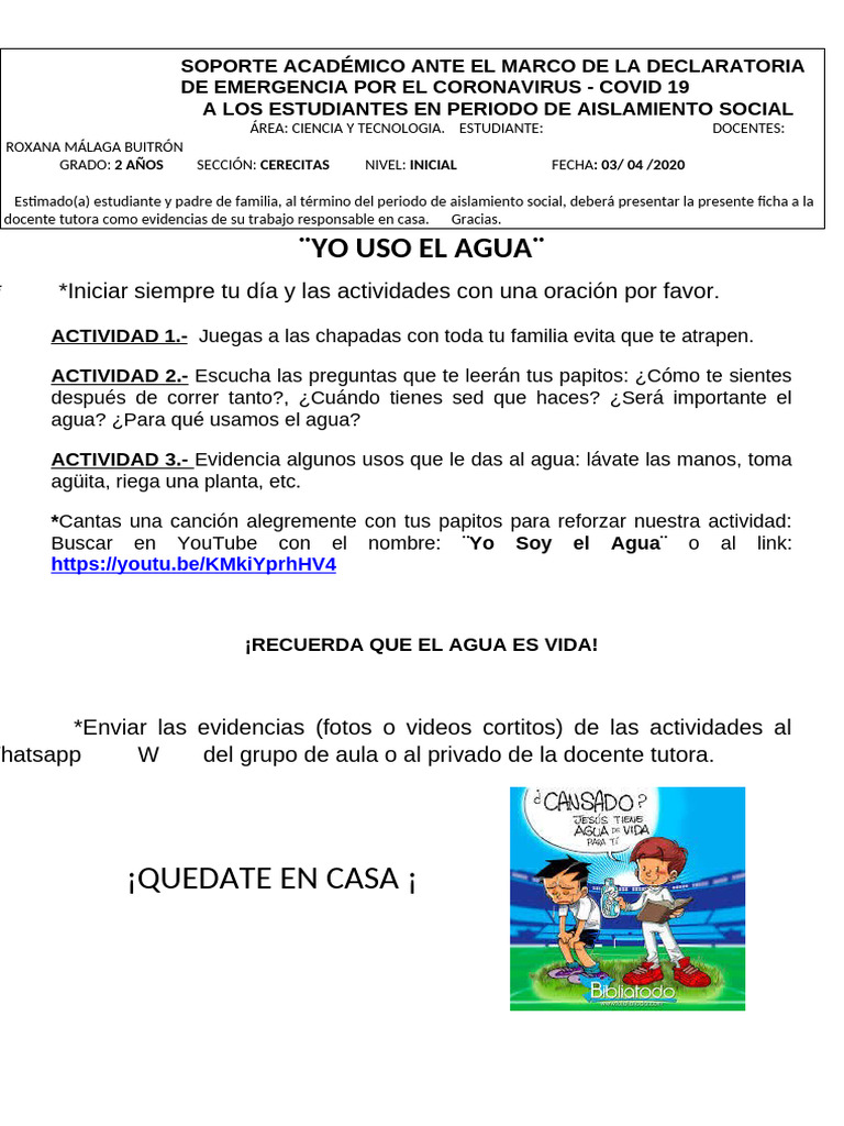 2 Años Miss Roxana Ciencia | PDF