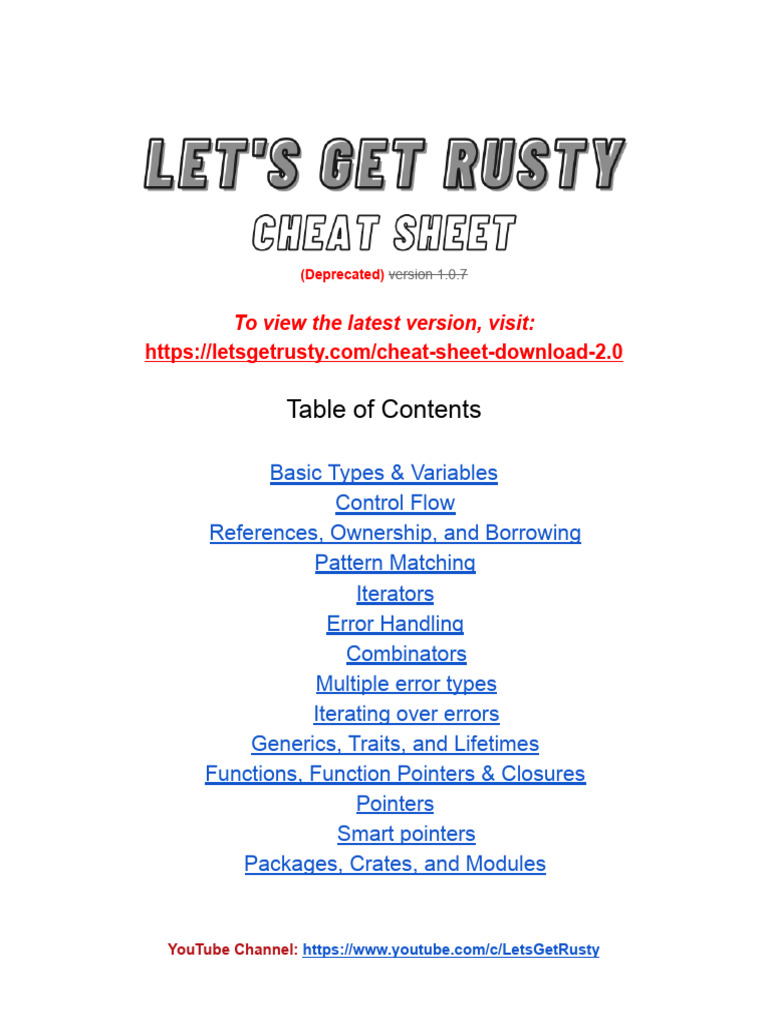 LGR Cheat Sheet | PDF