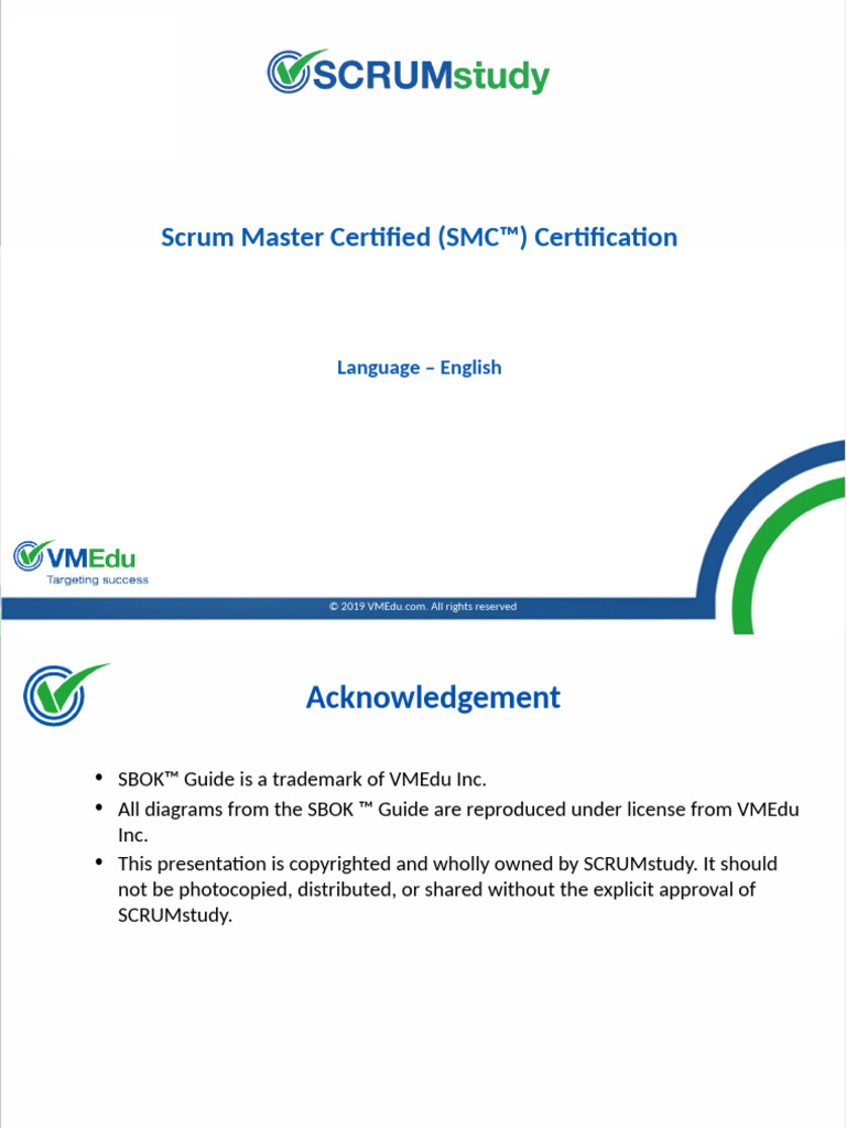 Scrum Master Exam | PDF