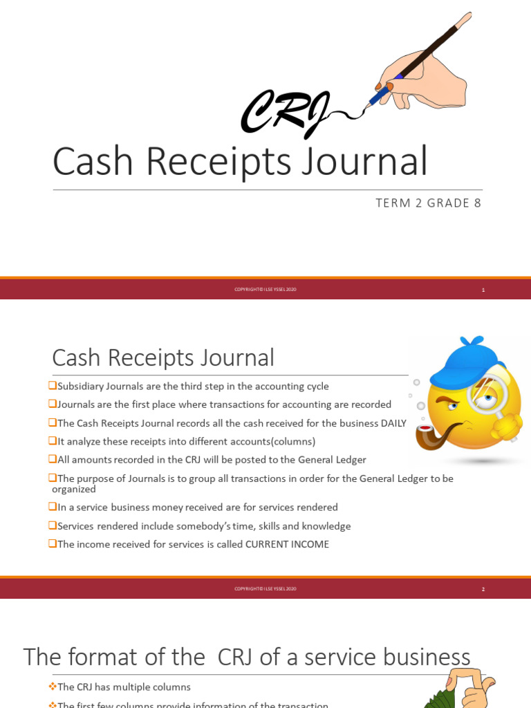 Cash Receipts Journal | PDF