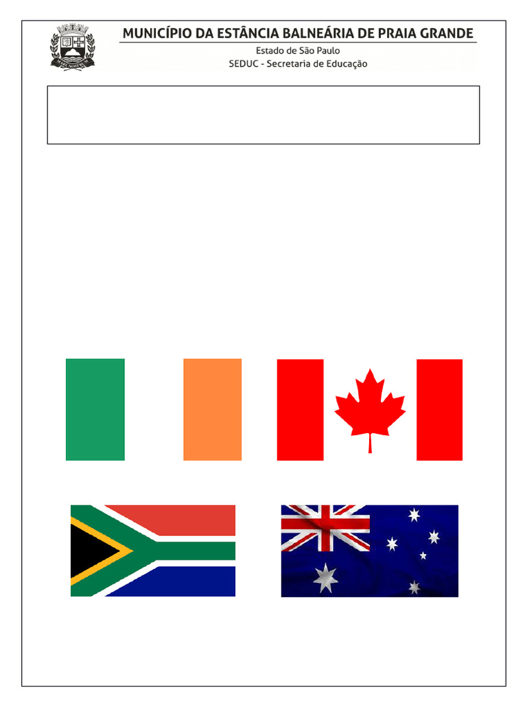 LÍNGUA INGLESA - 6º Ano - FUND II - Ativ 3 | PDF