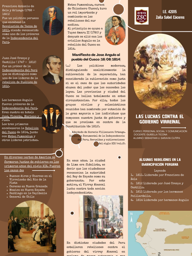 Triptico Rebeliones Sebas | PDF