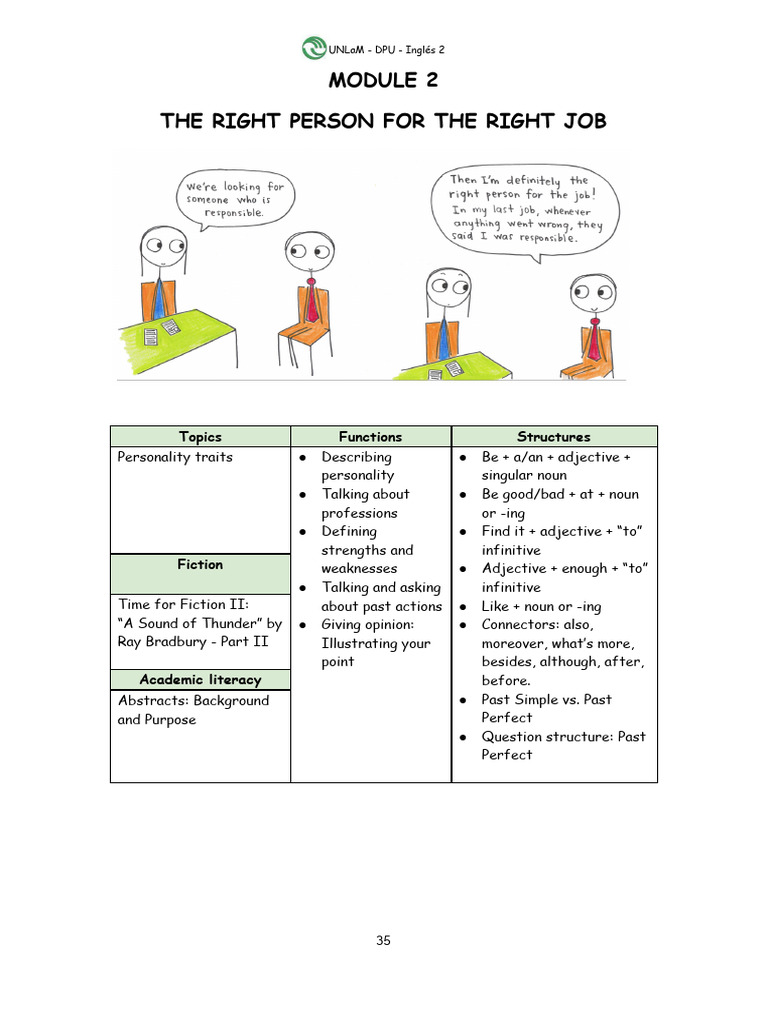 MODULO-2-CUADERNILLO-INGLES-2-2C2024 | PDF
