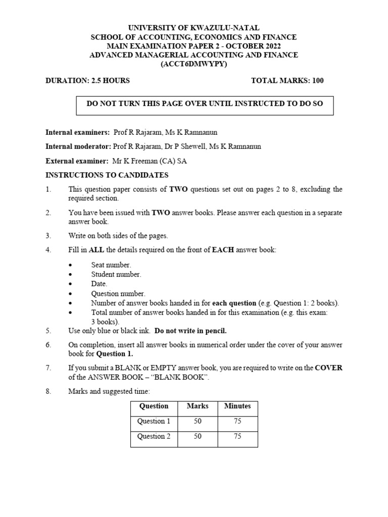 Year-End 2022 Paper 2 | PDF