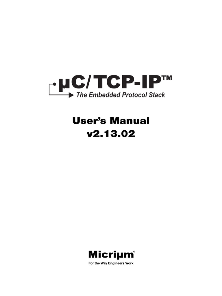Manual Micrium TCP | PDF