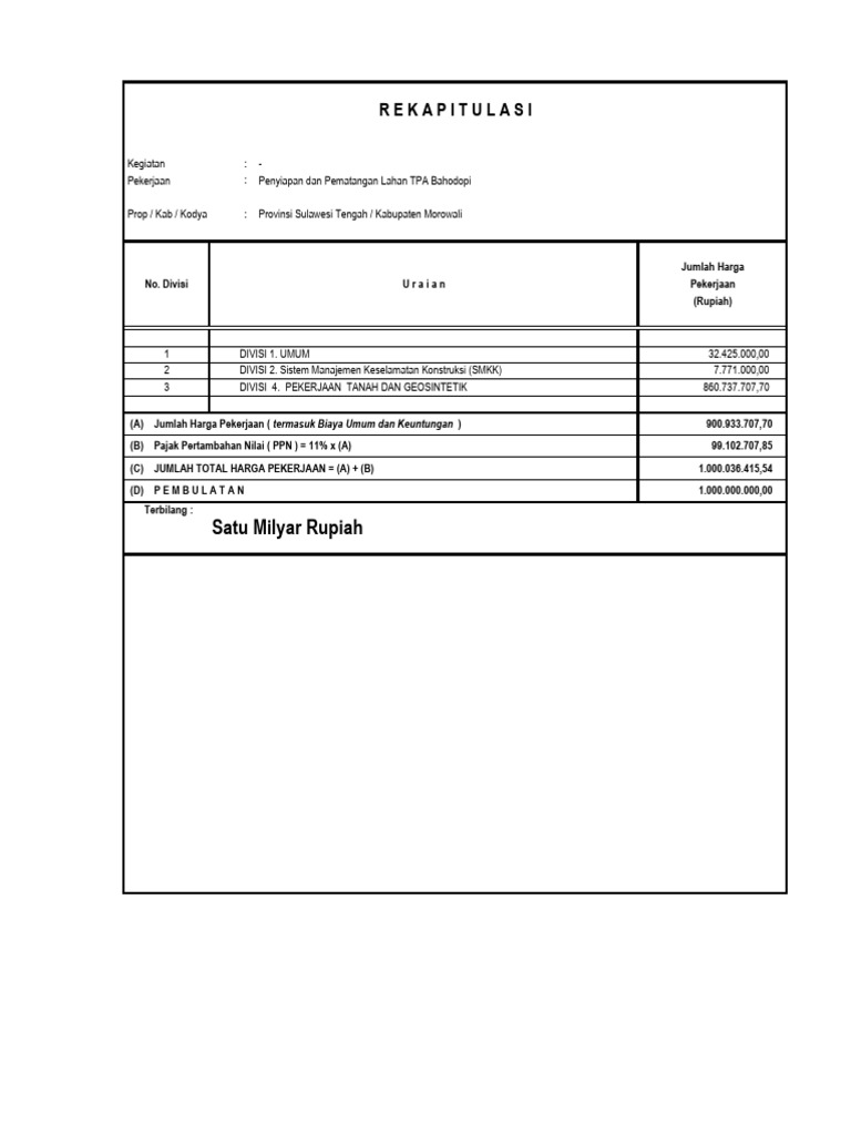 HPS PENYIAPAN LAHAN TPA BAHODOPI 2024 | PDF HPS PENYIAPAN LAHAN TPA BAHODOPI 2024 | PDF