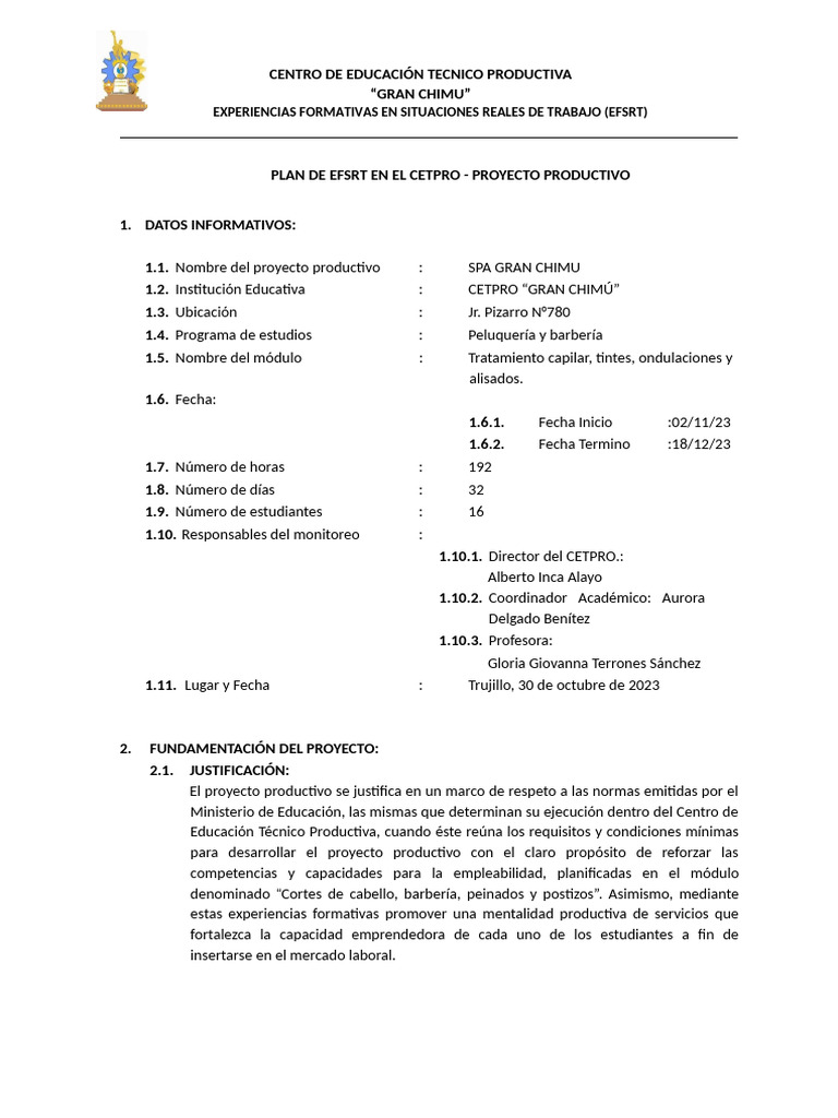 Plan de Proyecto | PDF