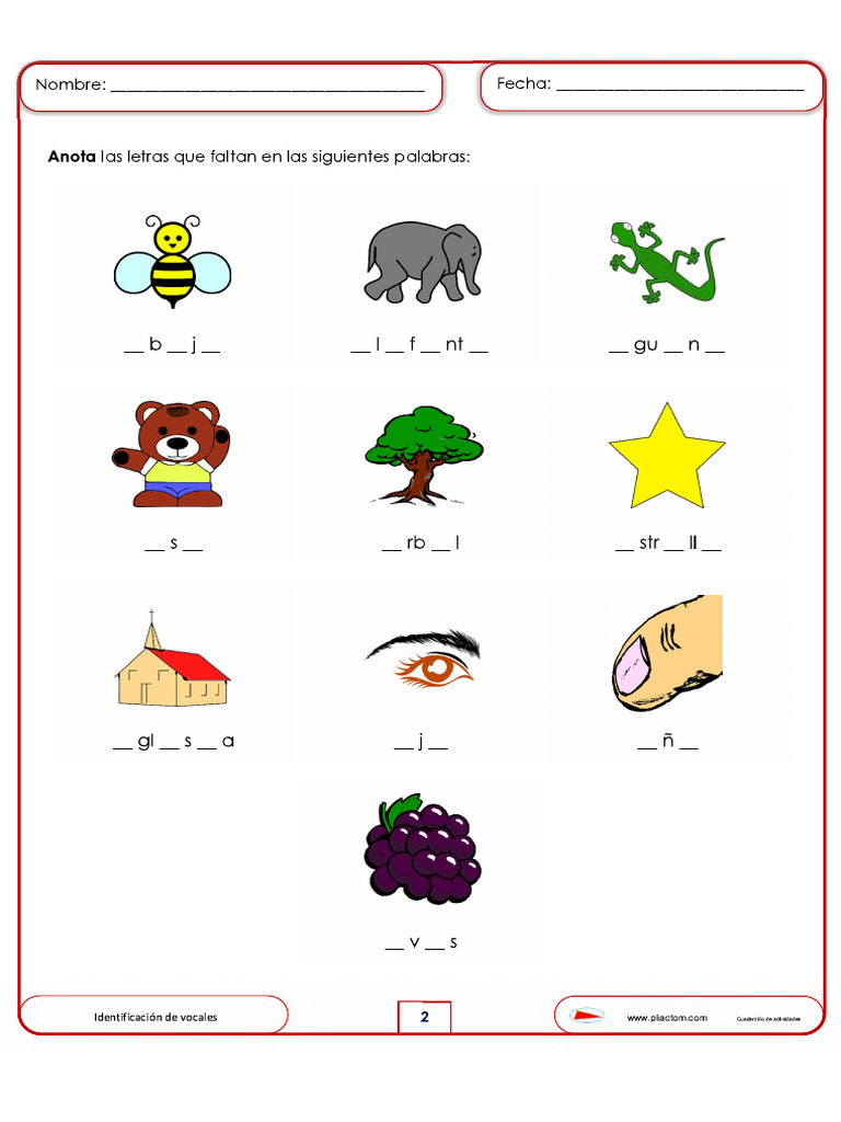 Cuadernillo de Actividades para Primer Grado | PDF